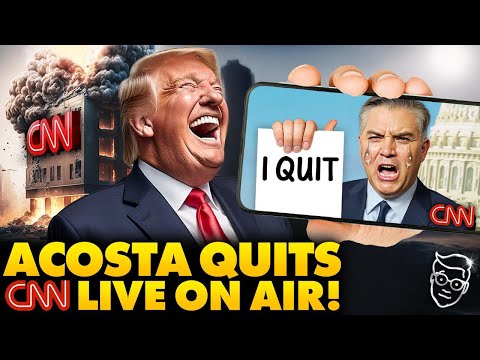 Jim Acosta Storms Off CNN in Dramatic Live Meltdown - Patriot Powered Network News