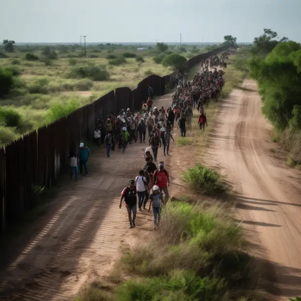 Border Crisis Eases as Illegal Crossings Hit Decadal Low Under Biden ...